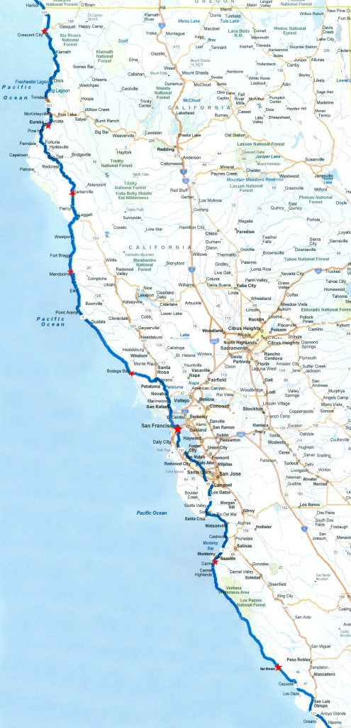 California Map Detailed