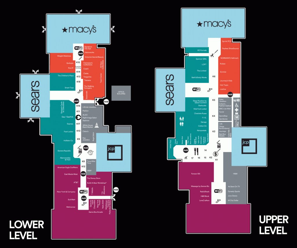 Fashion Island Mall Stores Map