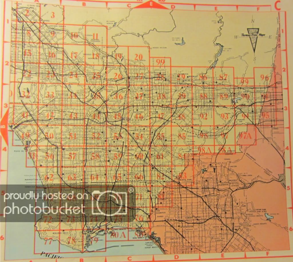 Historic Thomas Brothers Maps (56K Warning) - Thomas Guide Southern ...