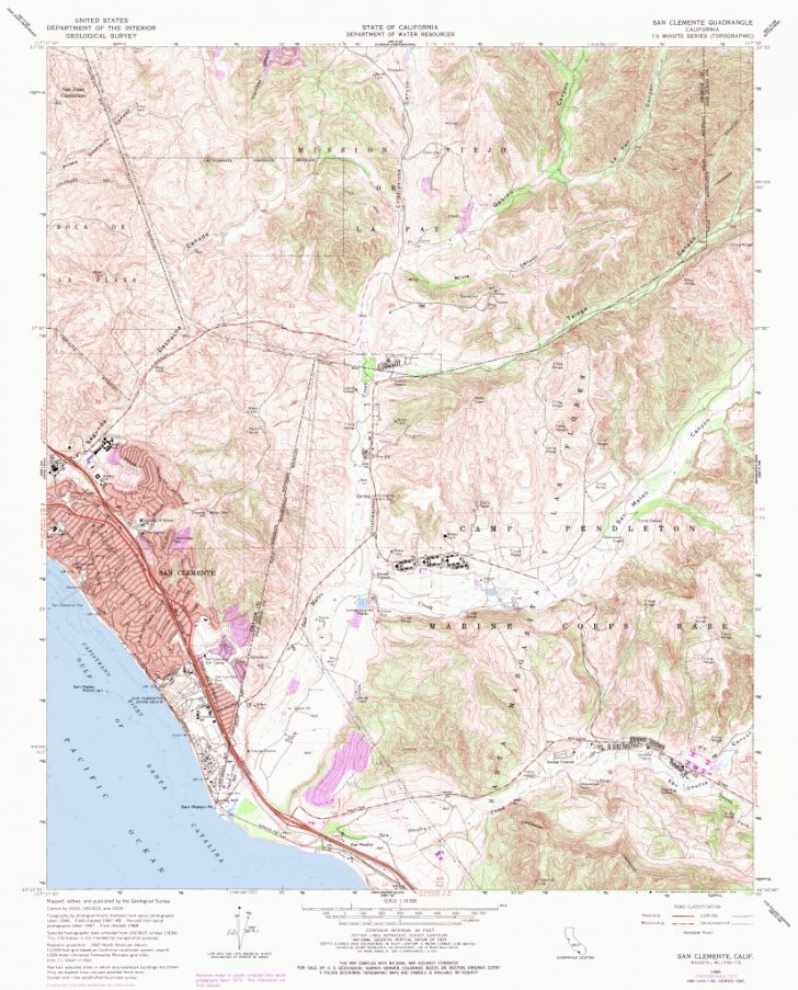 Map Of San Clemente California - Klipy - San Clemente California Map ...