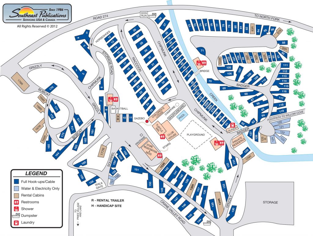 Map Of Northeast Florida Rv Parks