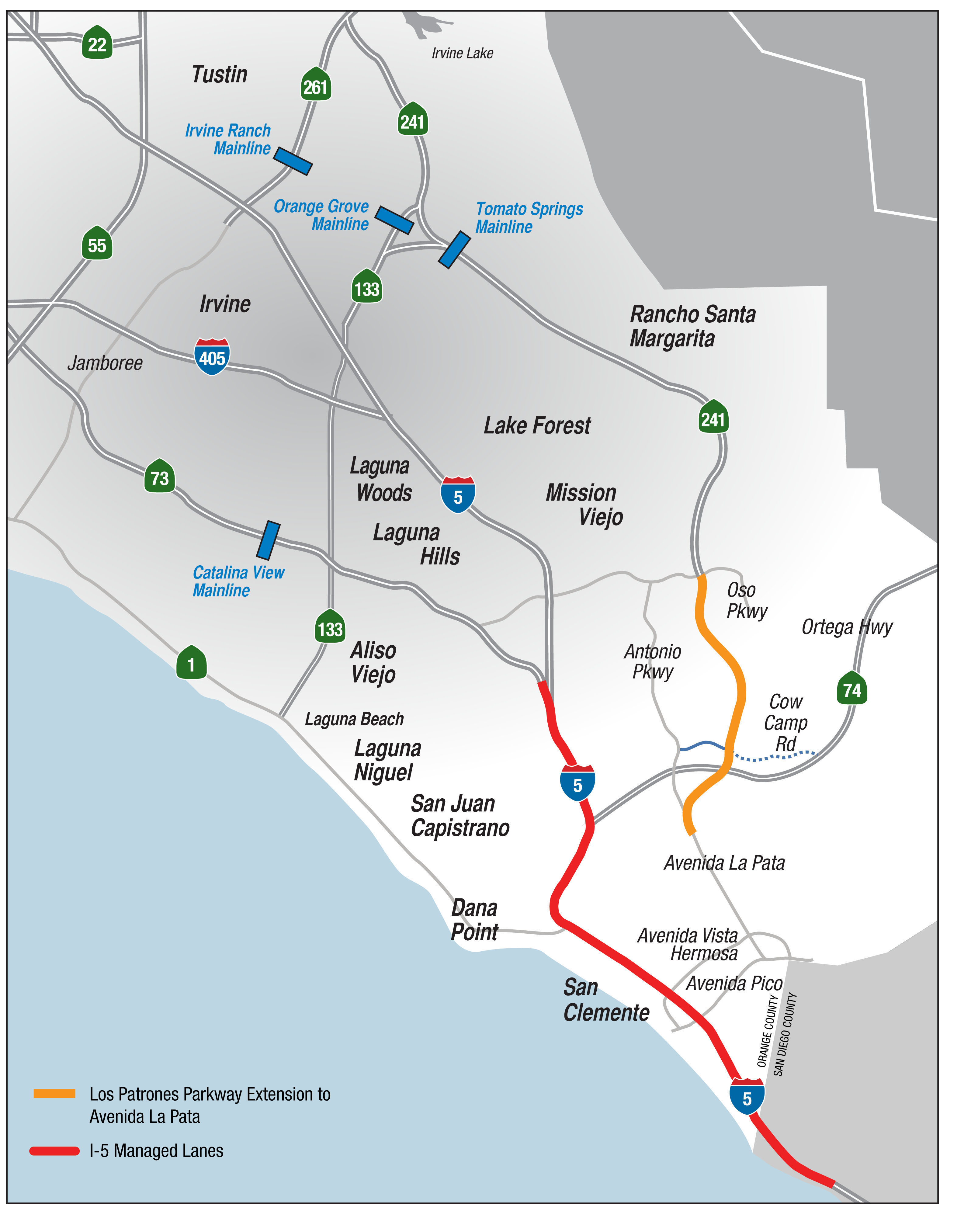 Fastrak Map Southern California Topographic Map Of Usa With States